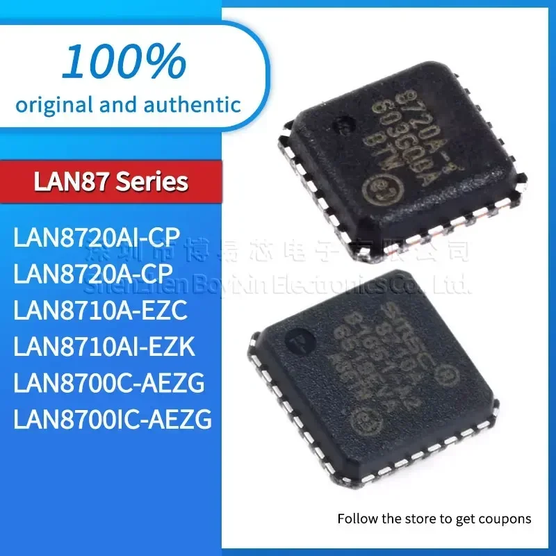 LAN8720AI-CP-TR LAN8720A-CP LAN8710A-EZC LAN8710AI-EZK LAN8700C-AEZG ...