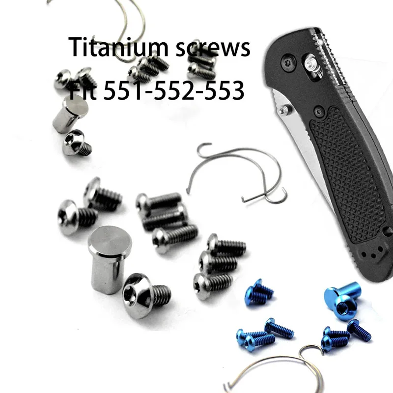 Набор винтов для ручки ножа Benchmade Griptilian 551 552 553 титановый ...