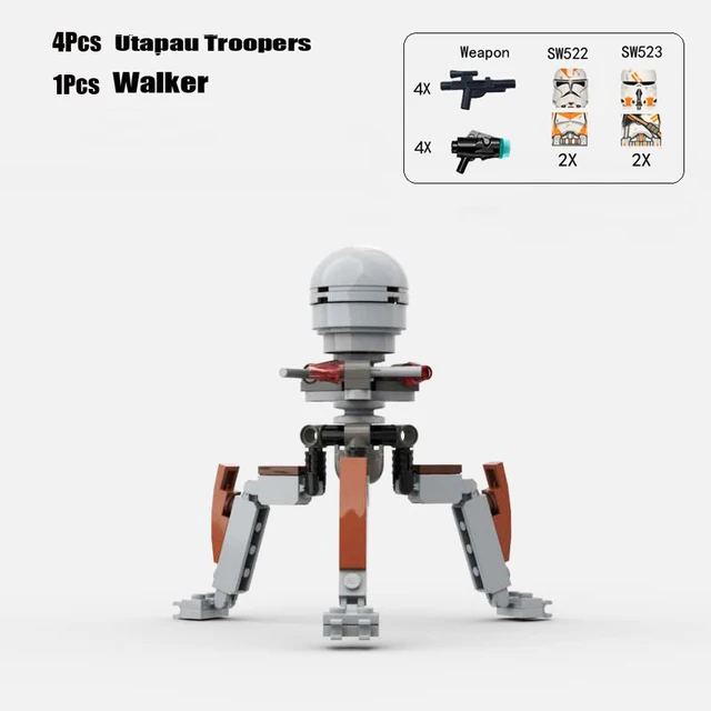 New Tri-Droids Walker Mini Battle Dropship Speeder Pack Set Model ...