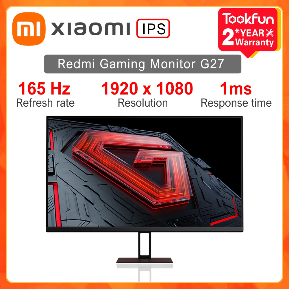 Монитор Xiaomi Redmi Gaming G27 IPS, 8 бит, глубина цвета, 1 мс, 165 Гц ...
