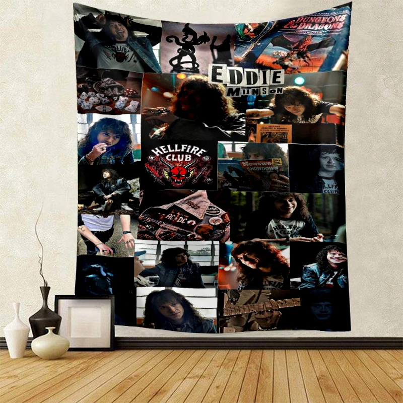 Eddie Munson Stranger Things Tapestry Wall Hanging Wall Tapestry 1 ...