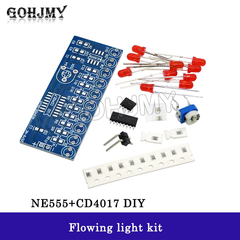 Комплект струящегося света NE555+CD4017 | AliExpress