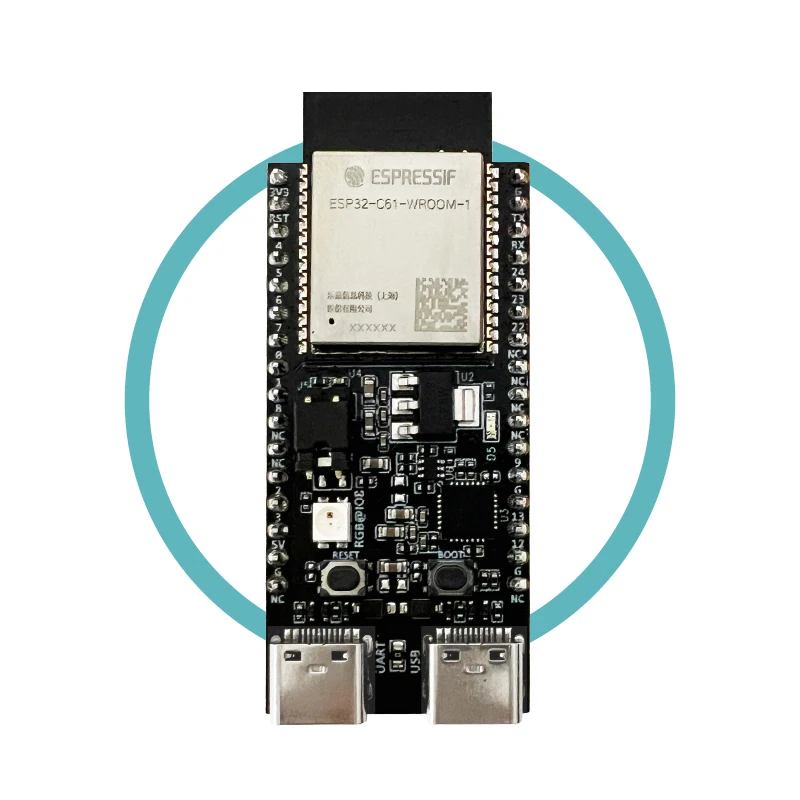 Espressif Systems ESP32-C61-DevKitC-1 Макетная плата Wi-Fi 6 *ADC не калиброванная | AliExpress