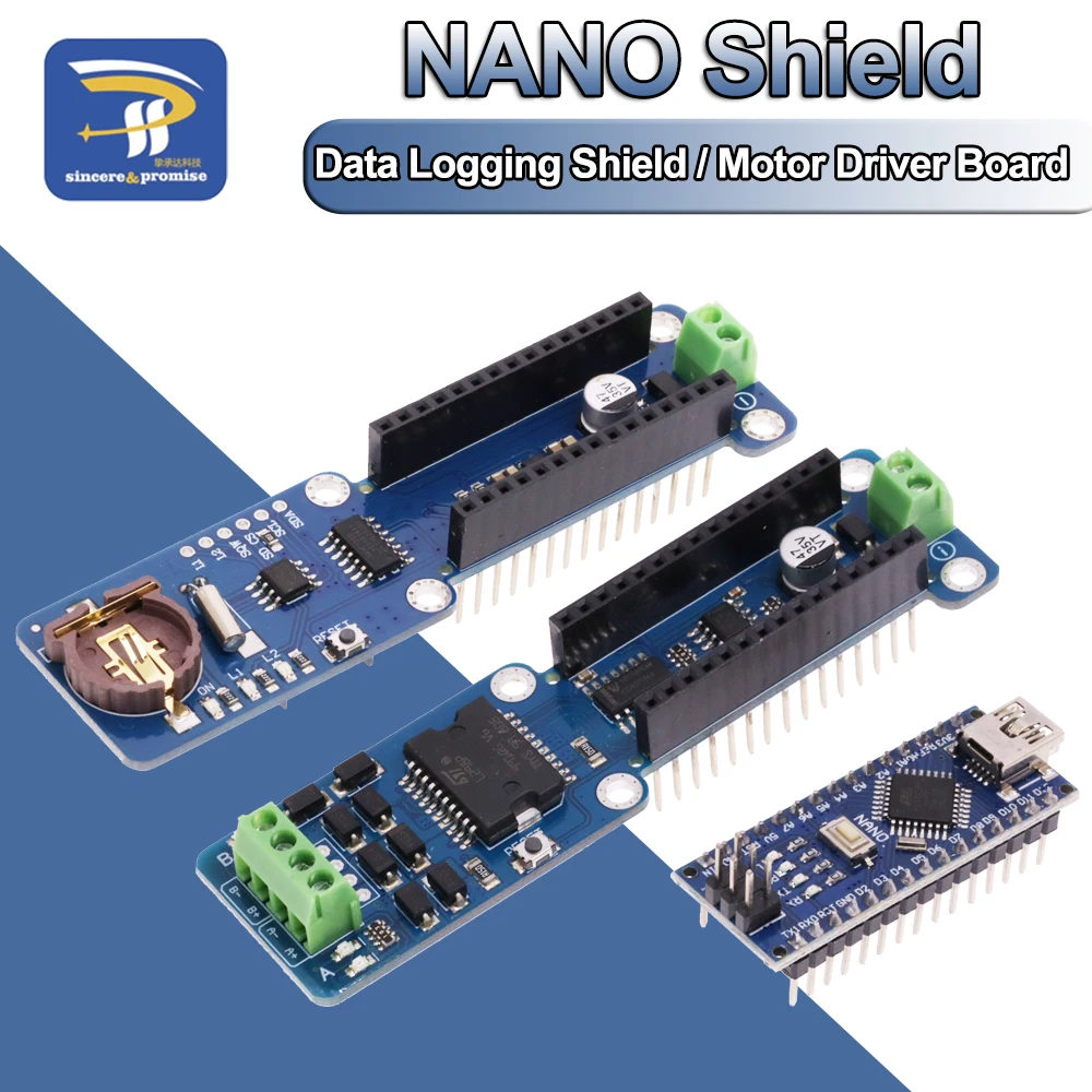 Data Logging Shield Para Arduino Nano Logger Recorder Module 3 3v Rtc Relógio De Tempo Real Dual