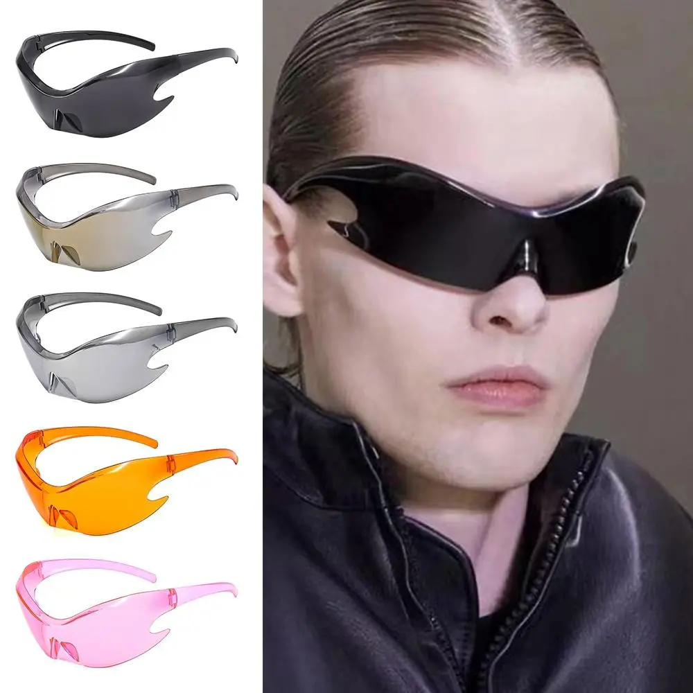Солнцезащитные очки в стиле панк, стимпанк, унисекс | AliExpress