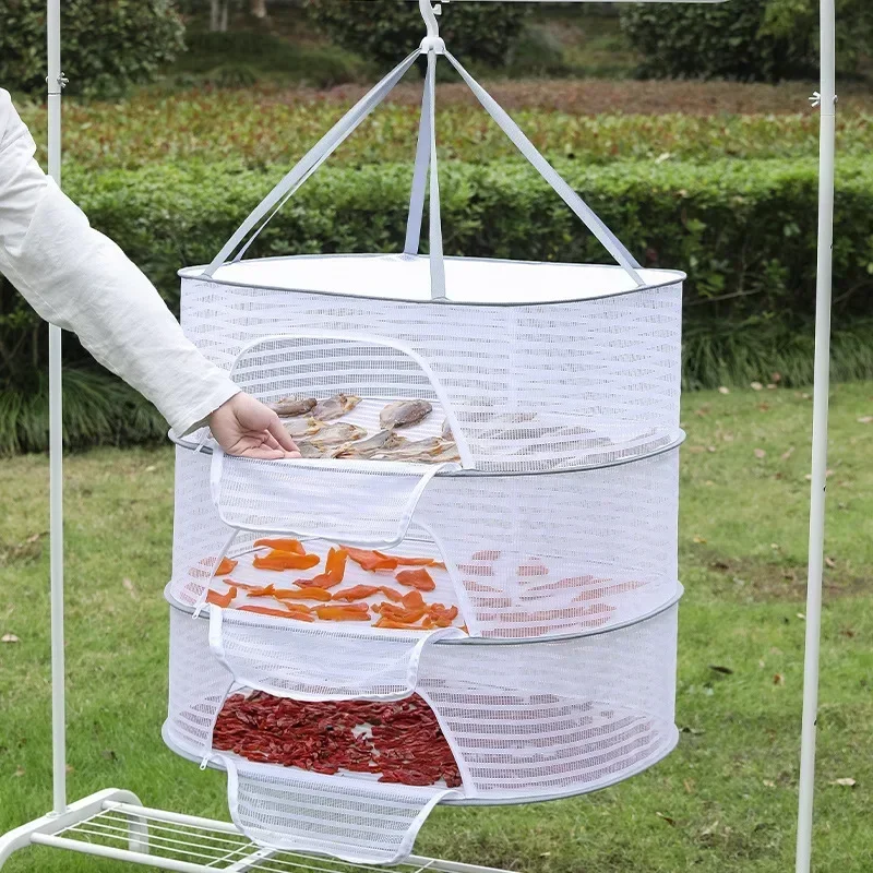 Three-layer Drying Net Anti-mosquito Drying Fish Net Strong and Durable ...