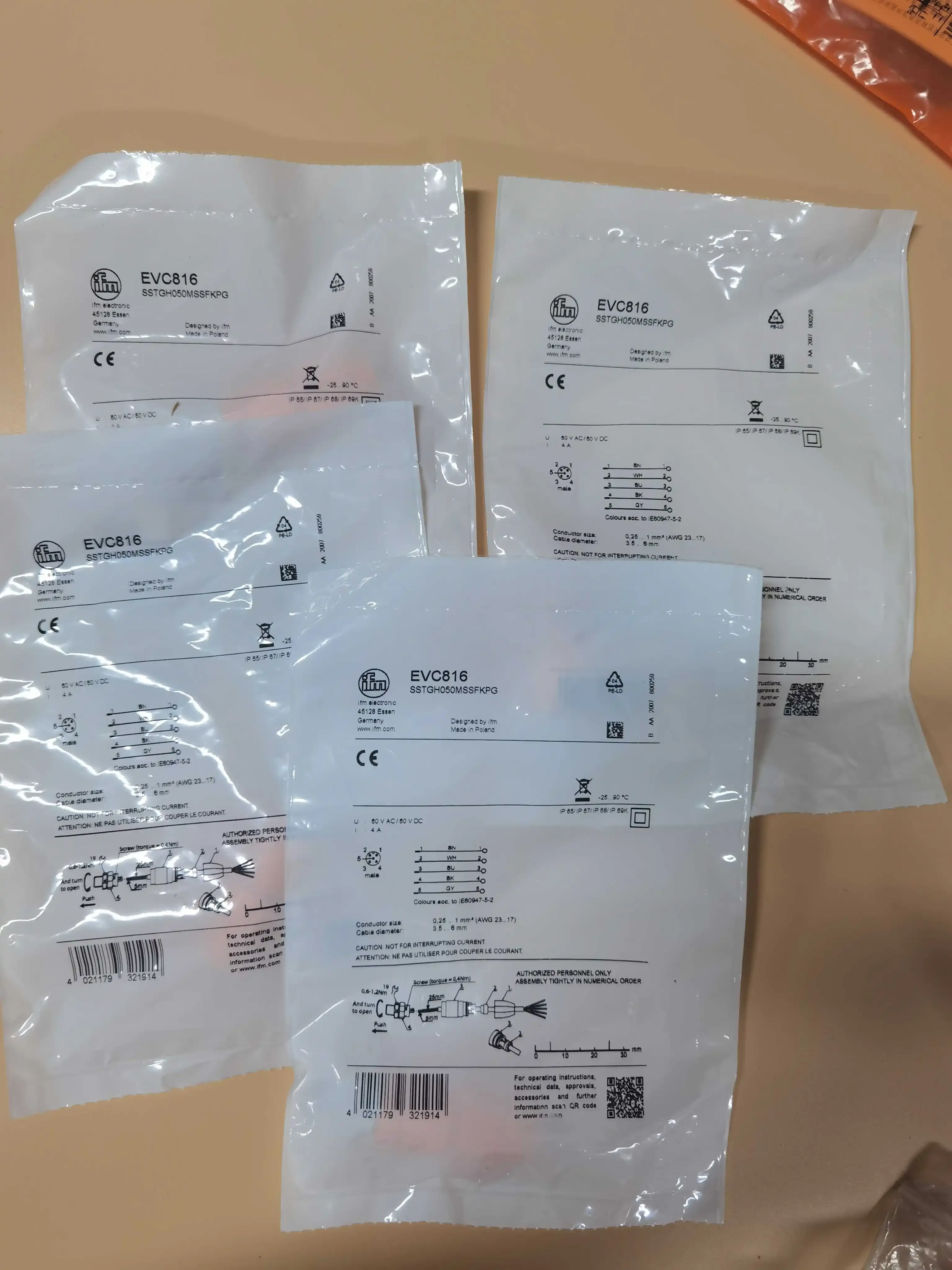 Оригинальный разъем датчика EVC816 EVC811 | AliExpress