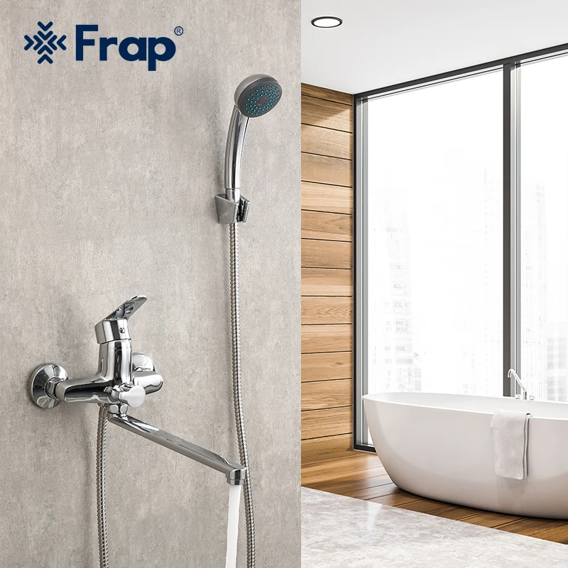 Frap смеситель для ванной душ для ванной кран в ванную кран для ванной с душем смеситель на ...
