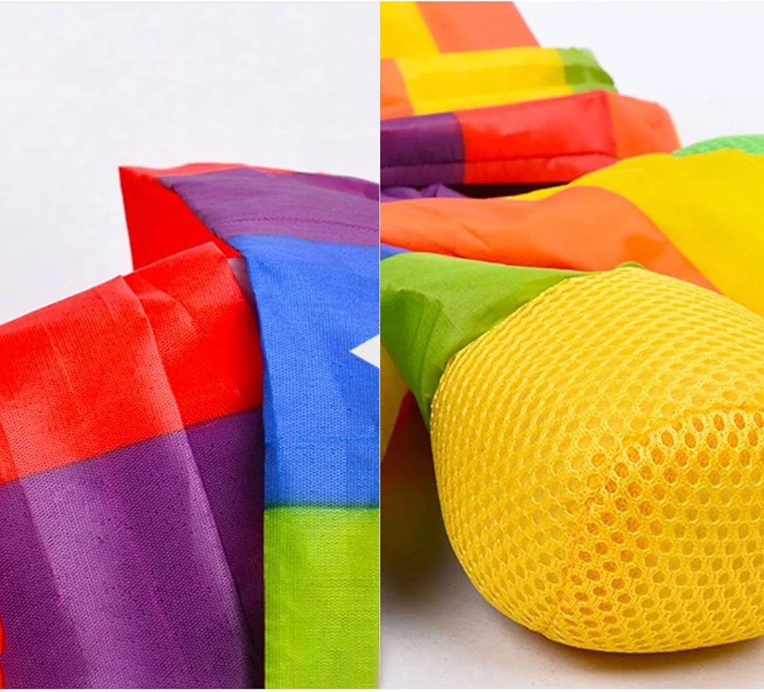 2Pcs Catch Tail Ball,Rainbow Soft Play Balls | Safe for Outdoor and ...