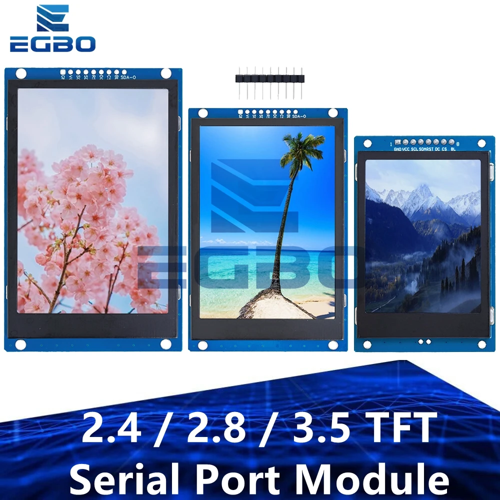 TFT модуль последовательного порта 5 В/3,3 В | AliExpress