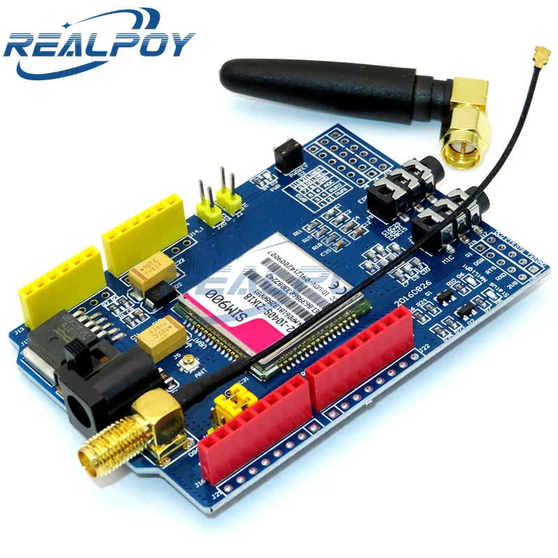REALPOY SIM900A/SIM900 V4.0 GSM/GPRS Модуль для Arduino | AliExpress