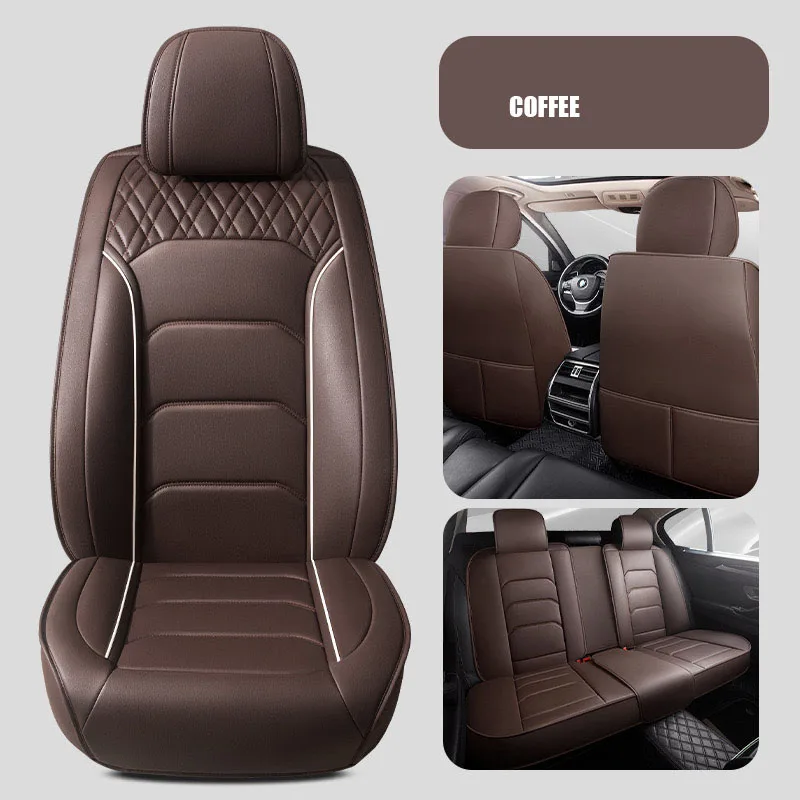 Универсальные кожаные чехлы на автомобильные сиденья для GEELY GC7 GX2 ...