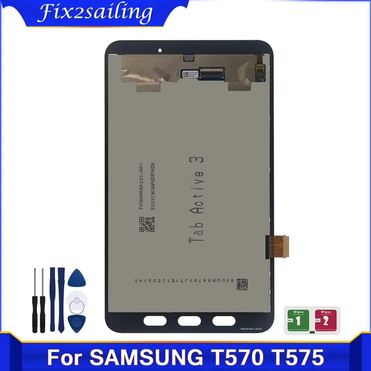 8-дюймовый Протестированный ЖК-дисплей Для Samsung Galaxy Tab Active 3 T570 T575 SM-T570 3-го ...