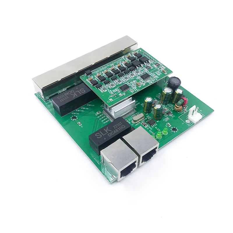 Wall Mounted 8 Port 10/100/1000Mbps Ethernet PoE Switch Gigabit ...