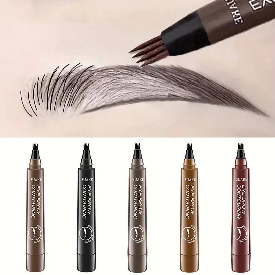 Водостойкая ручка для бровей, карандаш для бровей Microblading с 4 ...