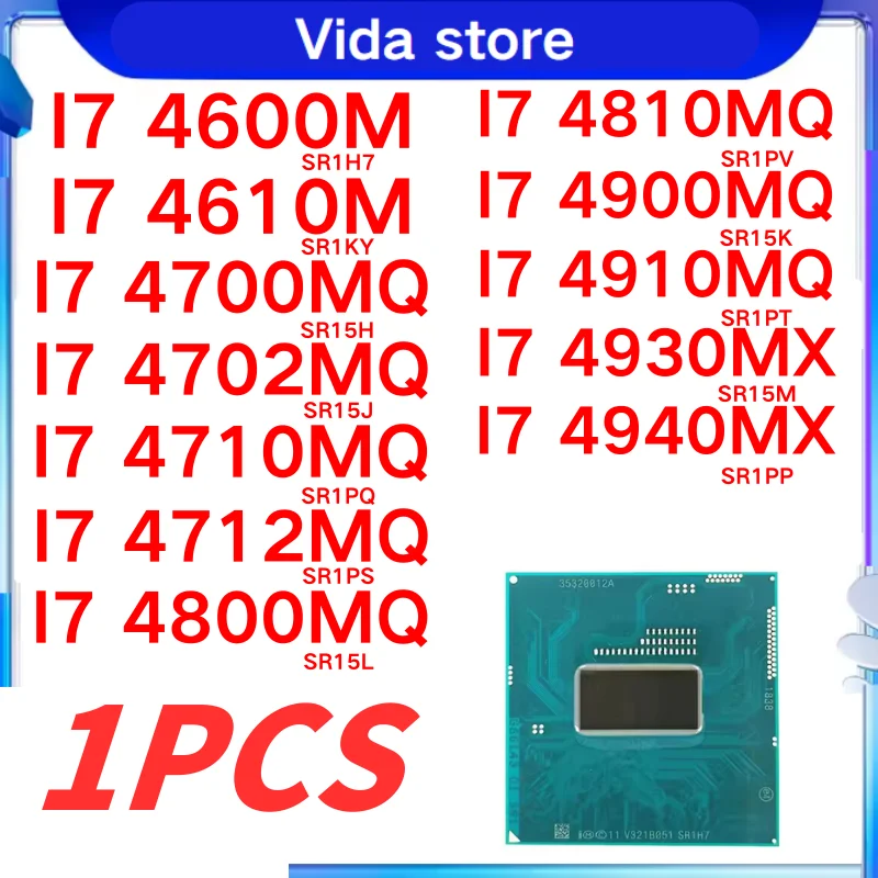 Микросхема PGA Socket I7 4940MX SR1PPP I7 4930MX SR15M I7 4910MQ SR1PT I7 4910MQ SR1PT I7 4600MQ ...