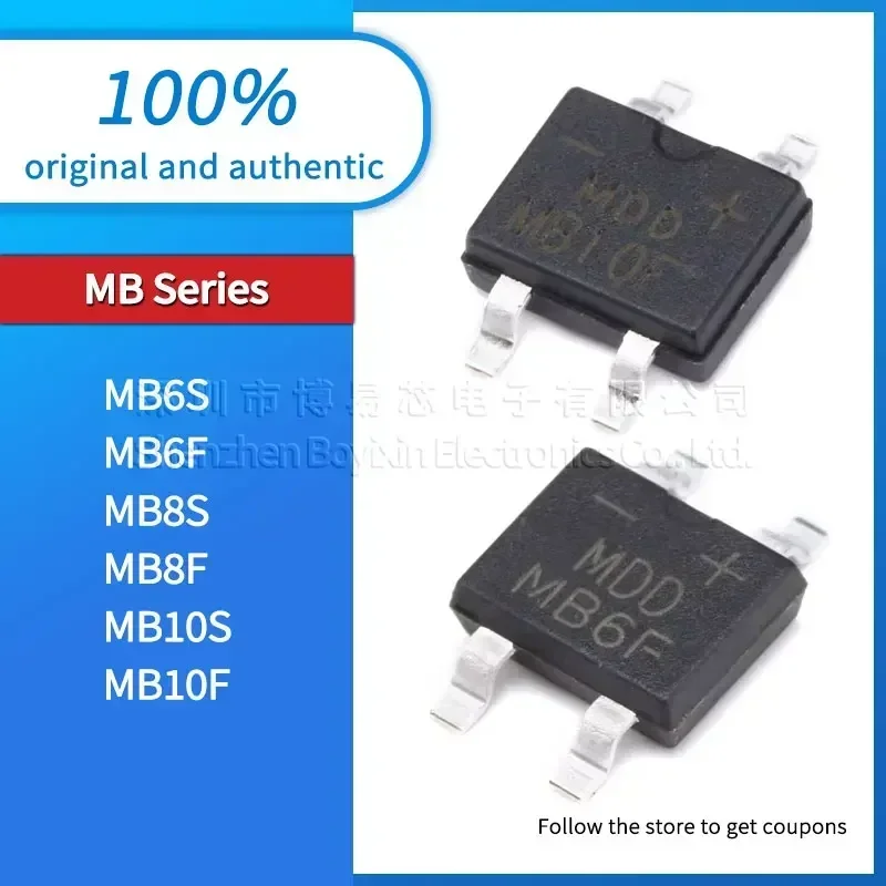 100 шт. MB6S MB6F MB8S MB8F MB10S MB10F MBS USB-гаджет | AliExpress
