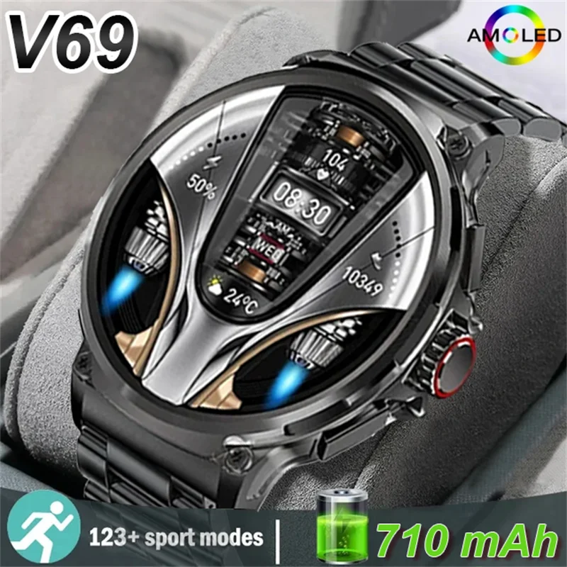 Смарт-часы с GPS-треком, Bluetooth, 1,85 дюйма, 710 мА · ч | AliExpress