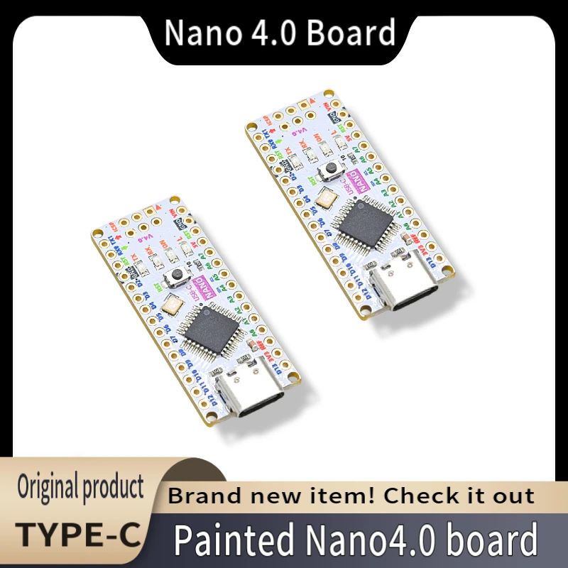 Новая красочная плата Nano 4.0 с Type-C — совместима с Arduino Nano 3.0 ...