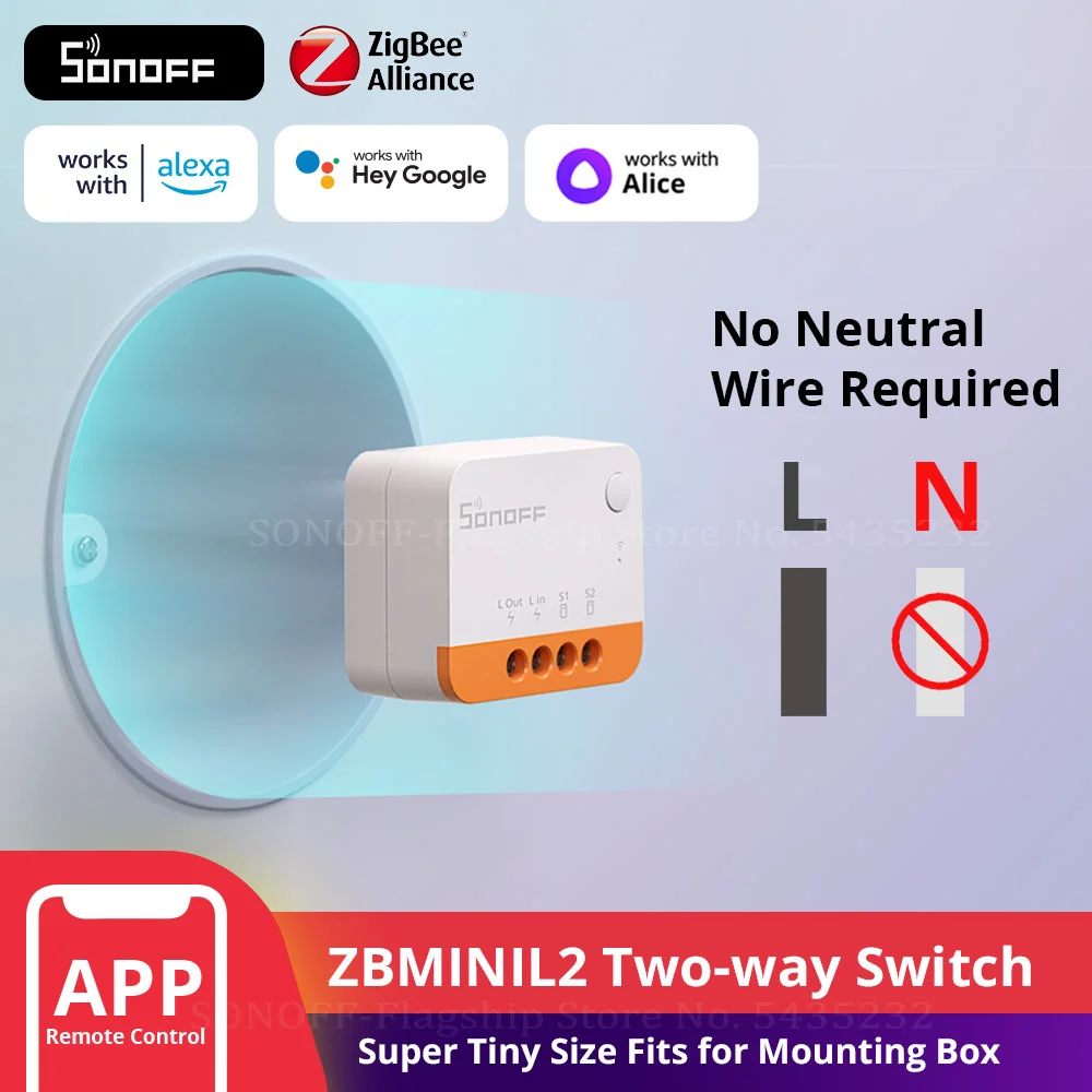 Умный выключатель SONOFF ZBMINI-L2 Zigbee | AliExpress