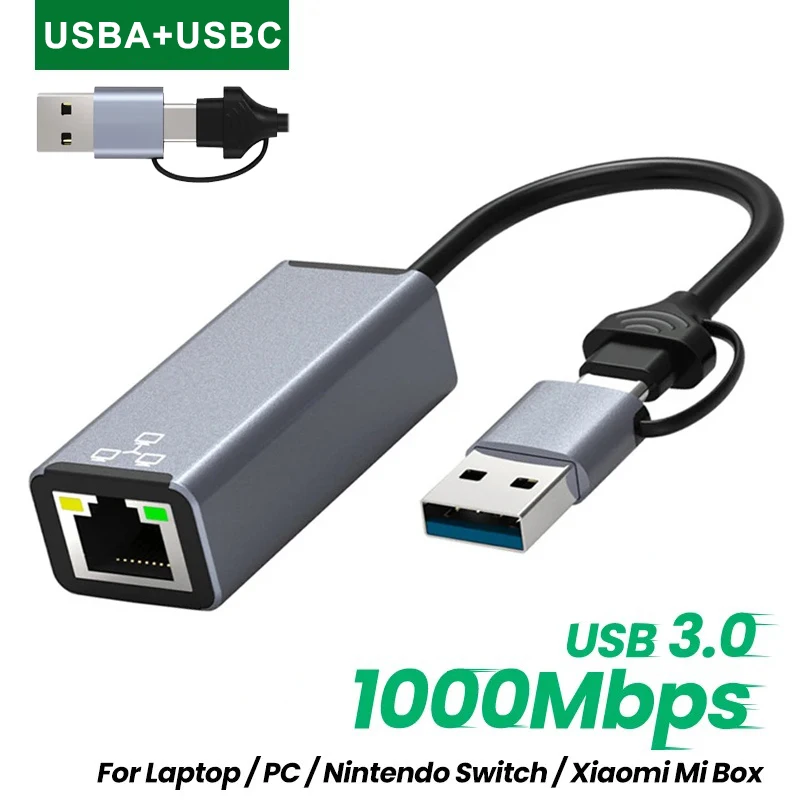 USB Ethernet адаптер 2500M 1000 Мбит/с USB 100/2,0 к RJ45 Lan для ...