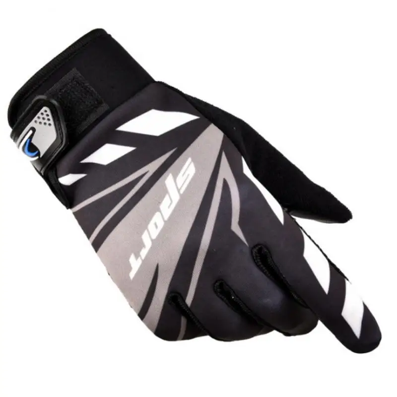 Men Winter Motorcycle Gloves Touch Screen Waterproof Windproof Sports Mitten Warm Fleece Bike ...