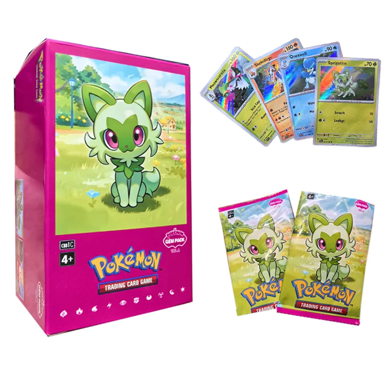 Коллекционное издание карт Pokemon MINISO GEM Pack Vol.1 | AliExpress