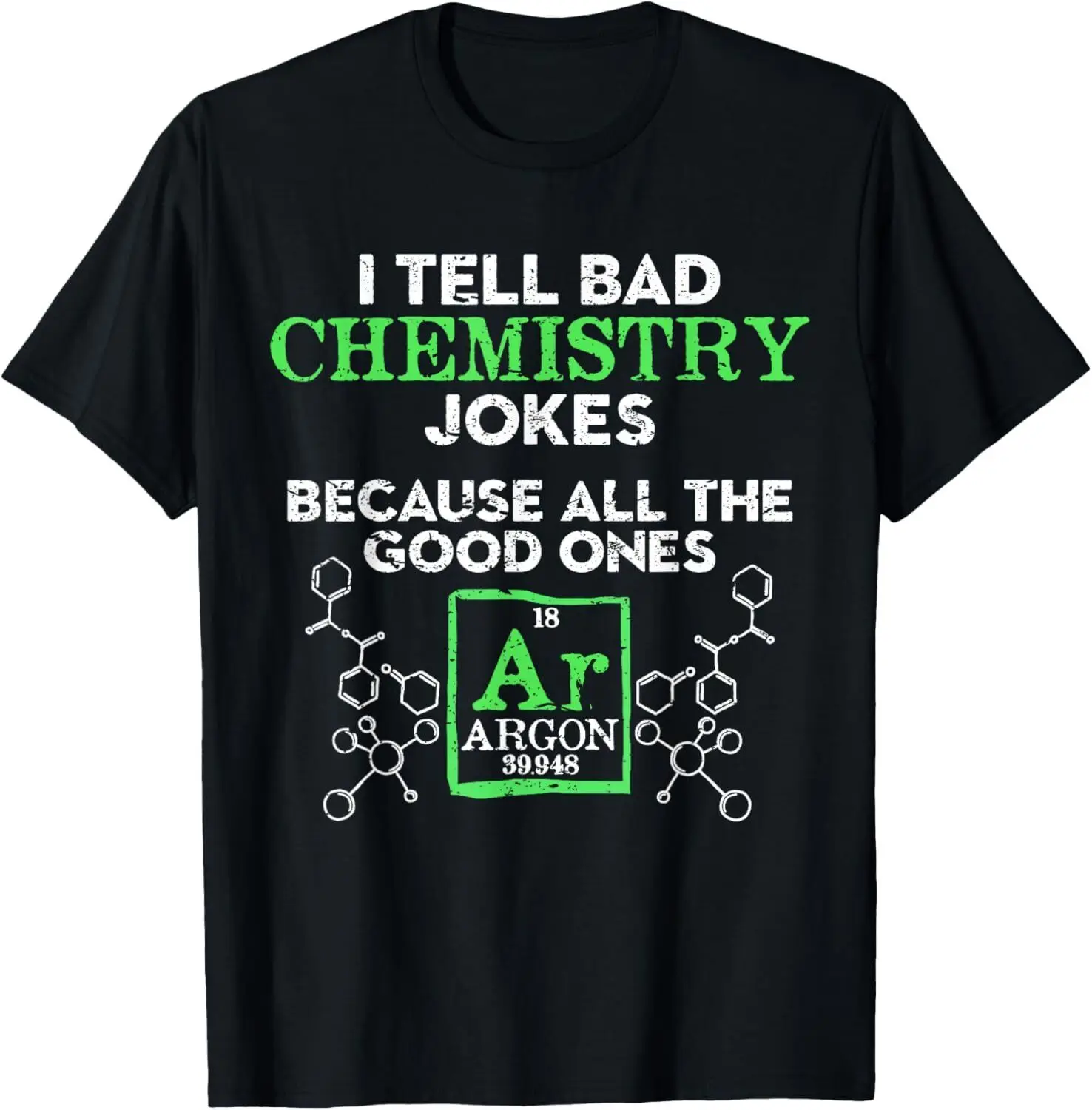 Футболка I Tell Bad Jokes Argon Хлопок | AliExpress