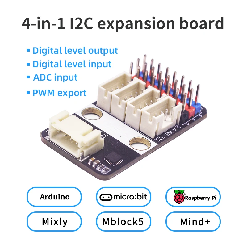 Keywish 8-канальный АЦП GPIO и 2-канальный ШИМ контроллер для Arduino ...