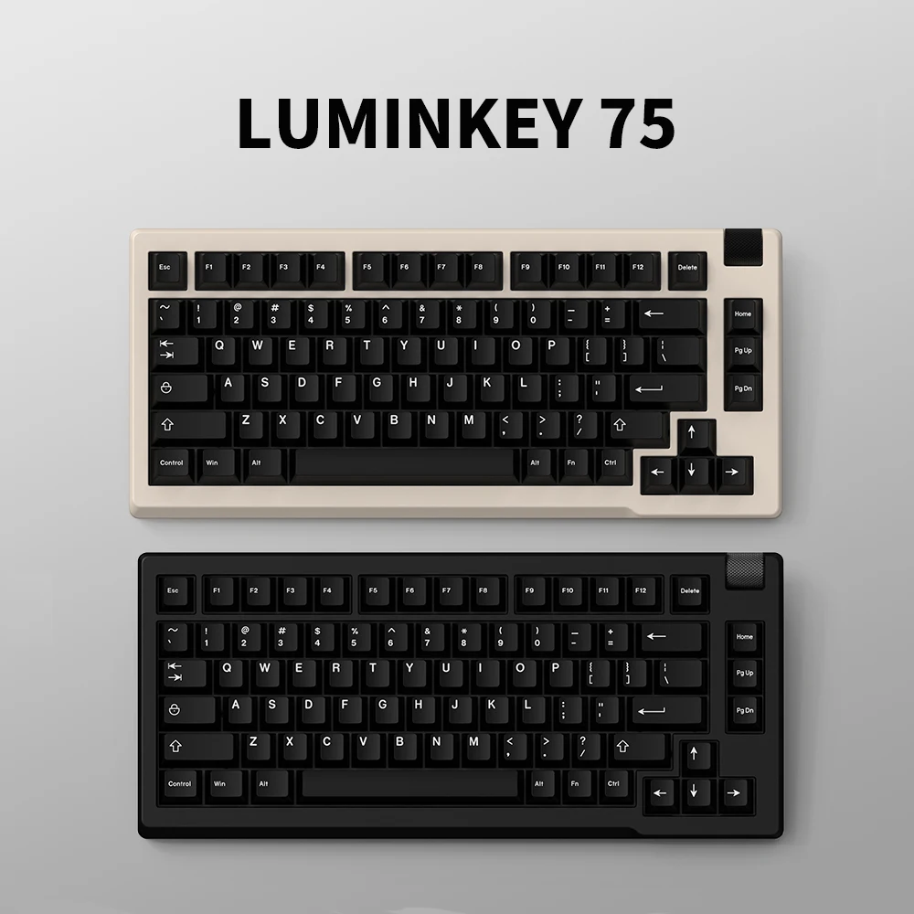 Трехрежимная механическая клавиатура Luminkey75- 75%, игровая клавиатура с горячей заменой, 81 ...