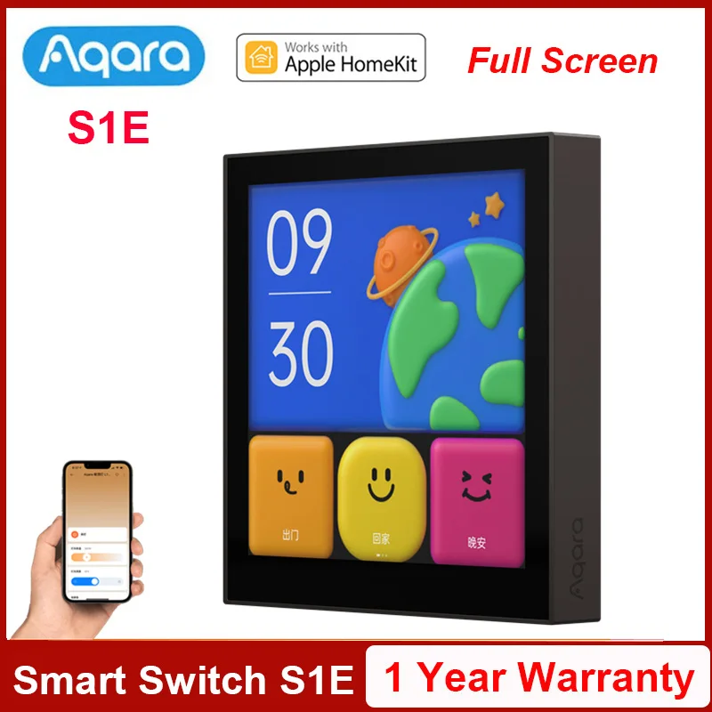 Умный выключатель Aqara S1E | AliExpress