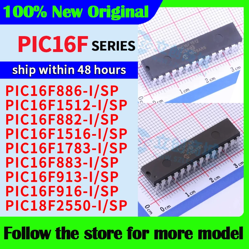 PIC16F886-I/SP PIC16F1512-I/SP PIC16F882-I/SP PIC16F1516-I/SP ...