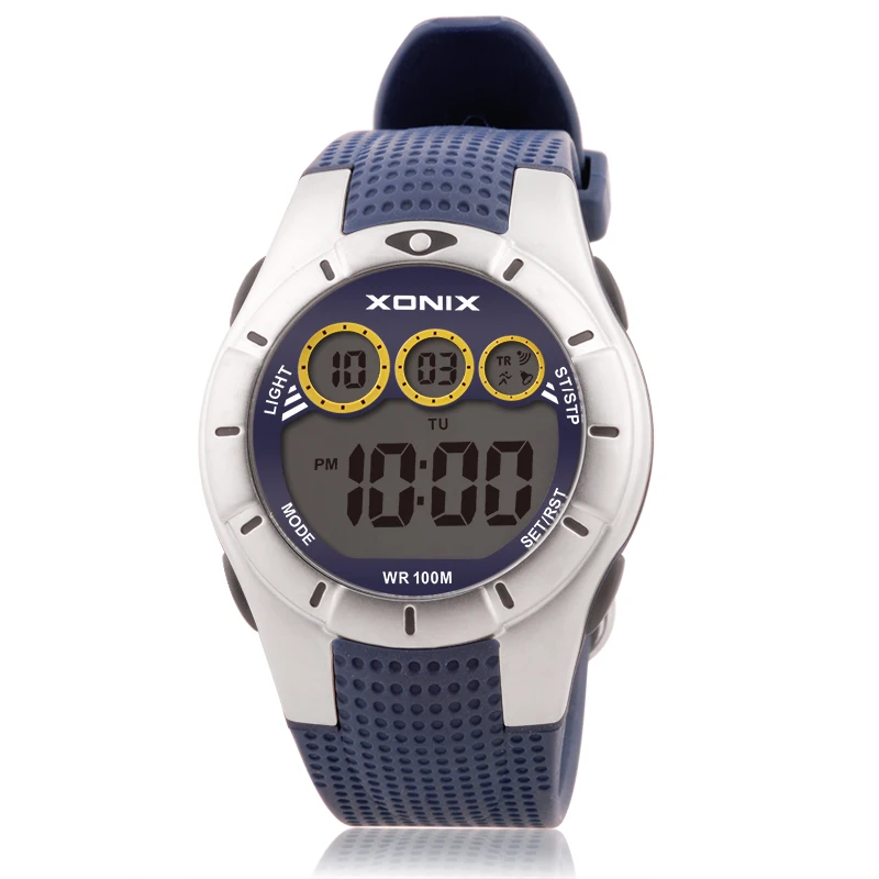 ЗОЛОТЫЕ новые классические мужские спортивные цифровые часы для ...