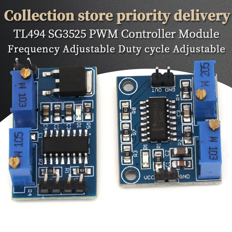 TL494 SG3525 Модуль ШИМ-контроллера Регулируемая частота 5 В 500-100 ...
