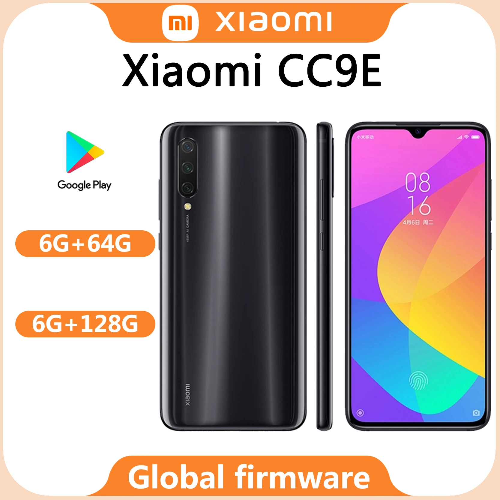 Смартфон Xiaomi Mi CC9e, 4/64ГБ, 6/128ГБ, global, Б/у | AliExpress