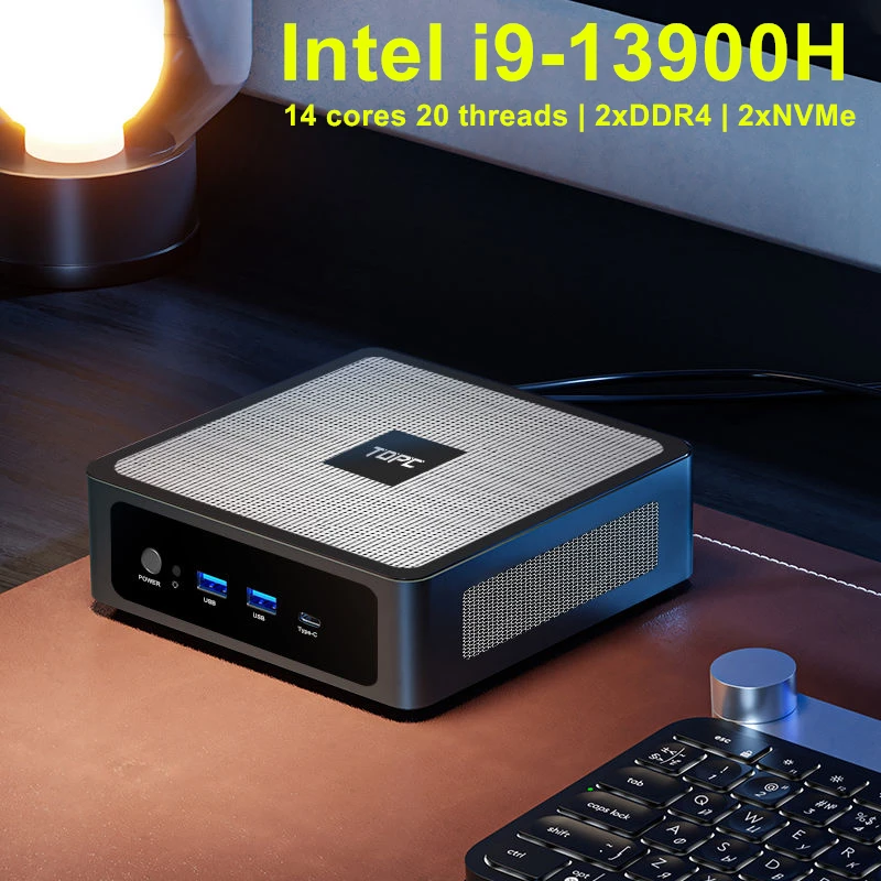 Мини-ПК Topton 13-го поколения i9 13900H i7 13700H 2xDDR4 2xNVMe Windows 11 Linux NUC | AliExpress