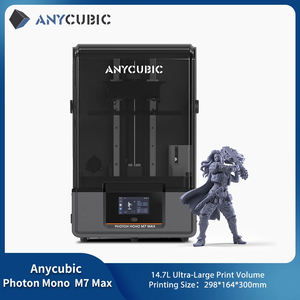 ANYCUBIC Photon Mono M7 Max 3D принтер с ЖК-дисплеем 13,6 дюйма, 7K ...