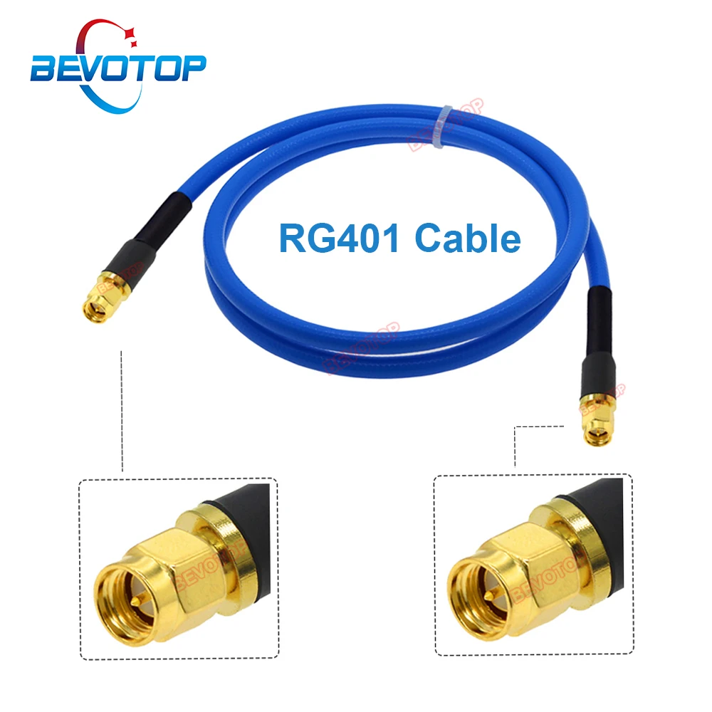 To Male RG401 Cable High Frequency Low Loss RG-401 50-5 RF Coaxial ...