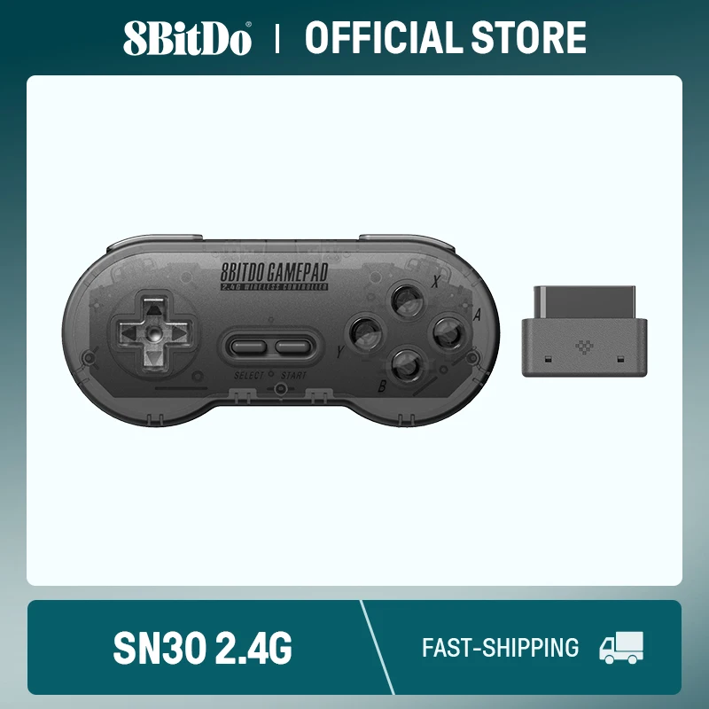 8bitdo SN30 2,4G беспроводной геймпад для оригинального SNES/SFC | AliExpress