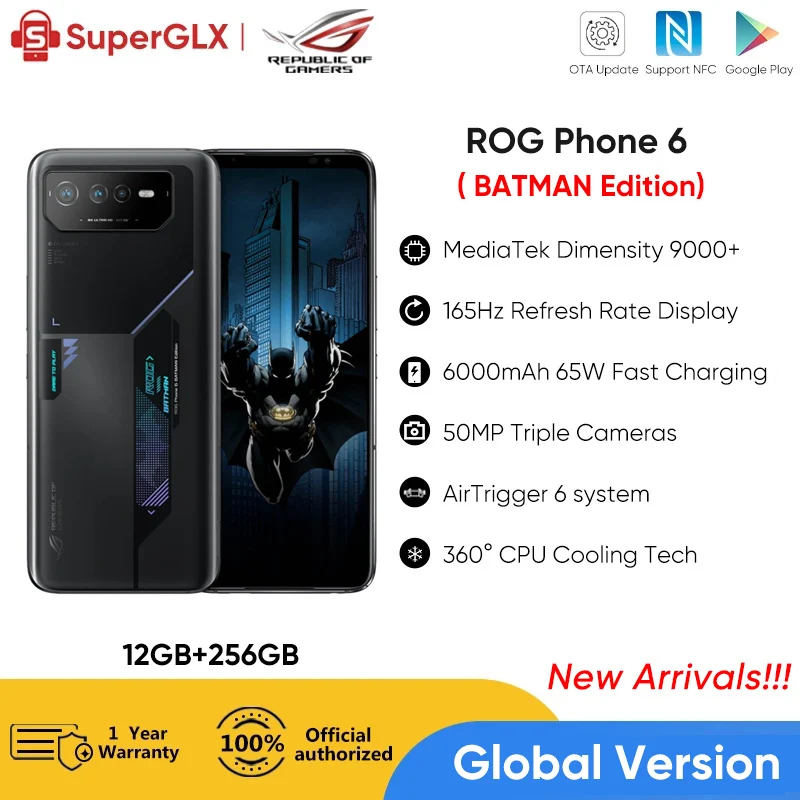 Asus ROG Phone 6 Batman Edition - Full phone specifications