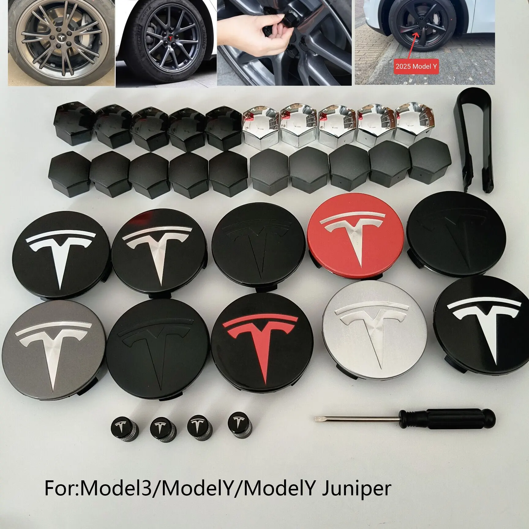 56/57 мм, 5 шт., 26 шт., 30 шт., для Tesla Model 3 S/X Y Juniper ...