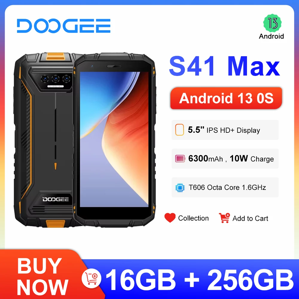 Смартфон Doogee s41 max, 16/256ГБ | AliExpress
