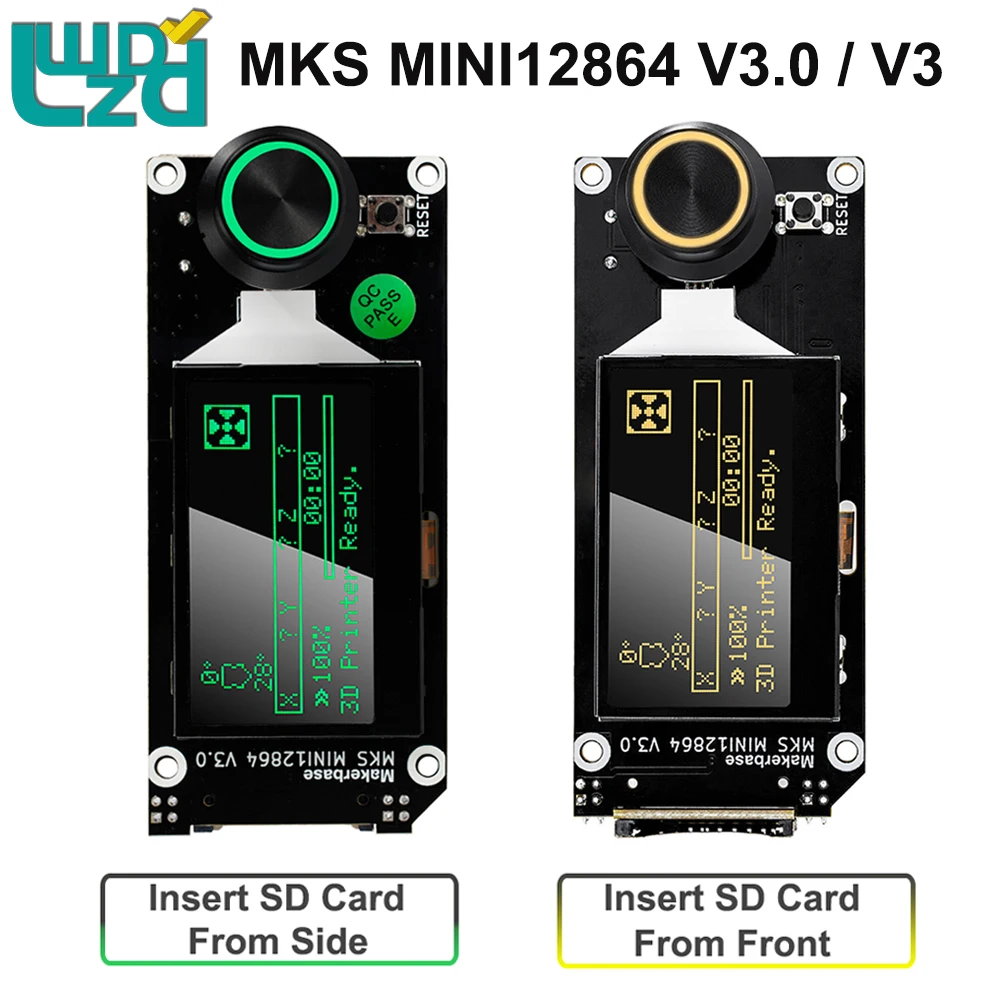 Makerbase MKS MINI12864 V3 ЖК Смарт-дисплей экран MKS SKR VORON Mini 12864 интеллектуальный ...