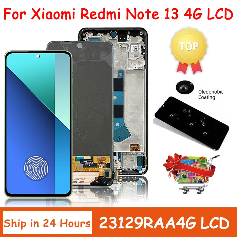 6,67 "AMOLED для Xiaomi Redmi Note 13 4G 23129RAA4G 23124RA7EO ЖК ...