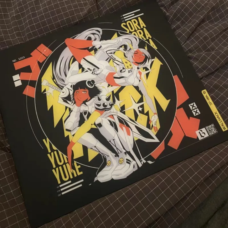 WALLHACK-ARCADE TWINS Стеклянный коврик для мыши Копия на заказ ...