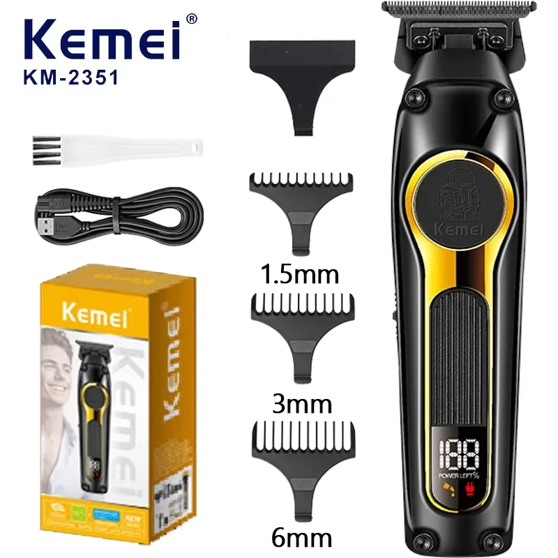 Kemei KM-2351 беспроводные машинки для стрижки волос | AliExpress