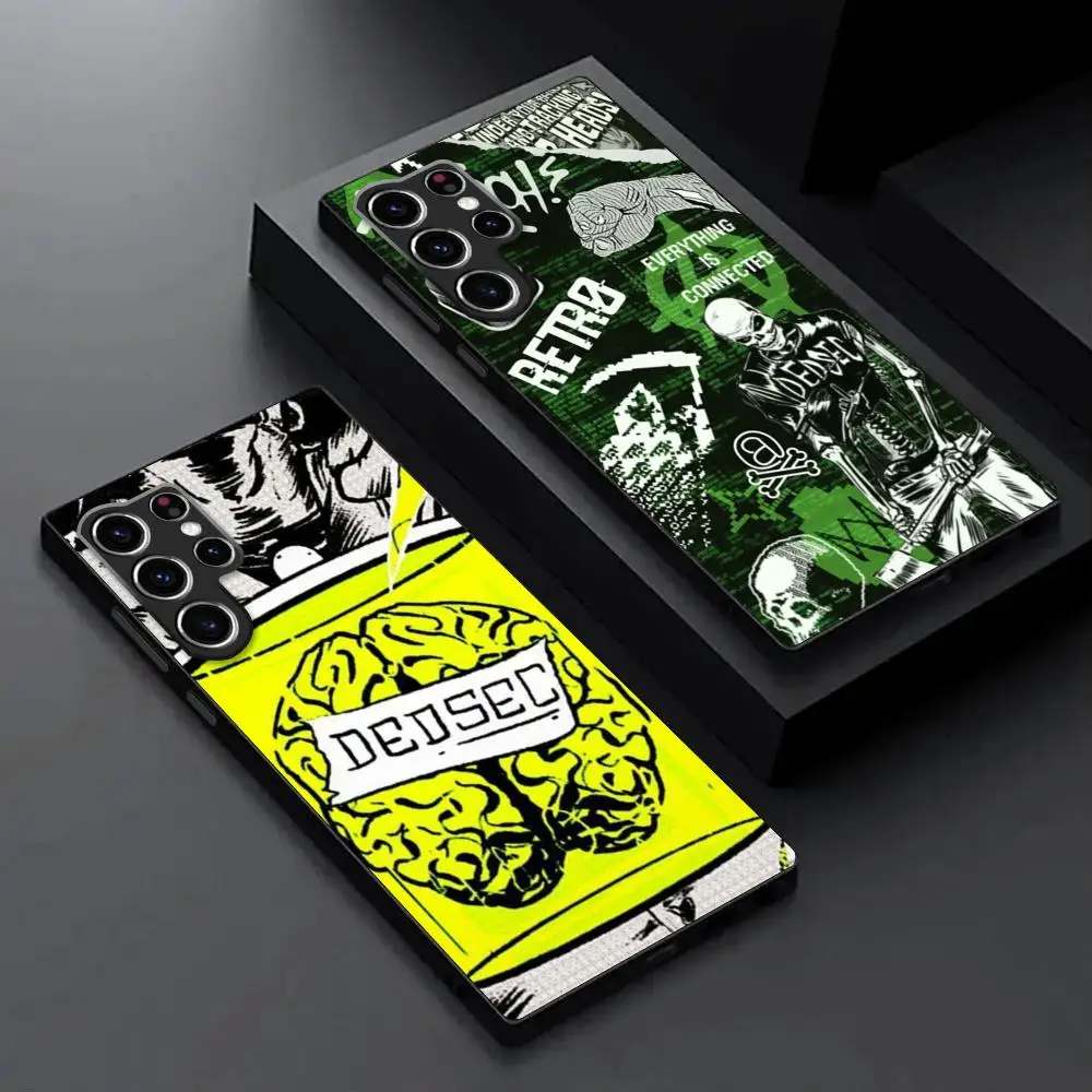 HOT games Watch Dogs 2 Dedsec Phone Case For Samsung Galaxy S25 S24 S23 ...