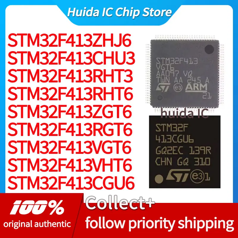 STM32F413ZHJ6 STM32F413CHU3 STM32F413RHT3 STM32F413RHT6 STM32F413ZGT6 ...