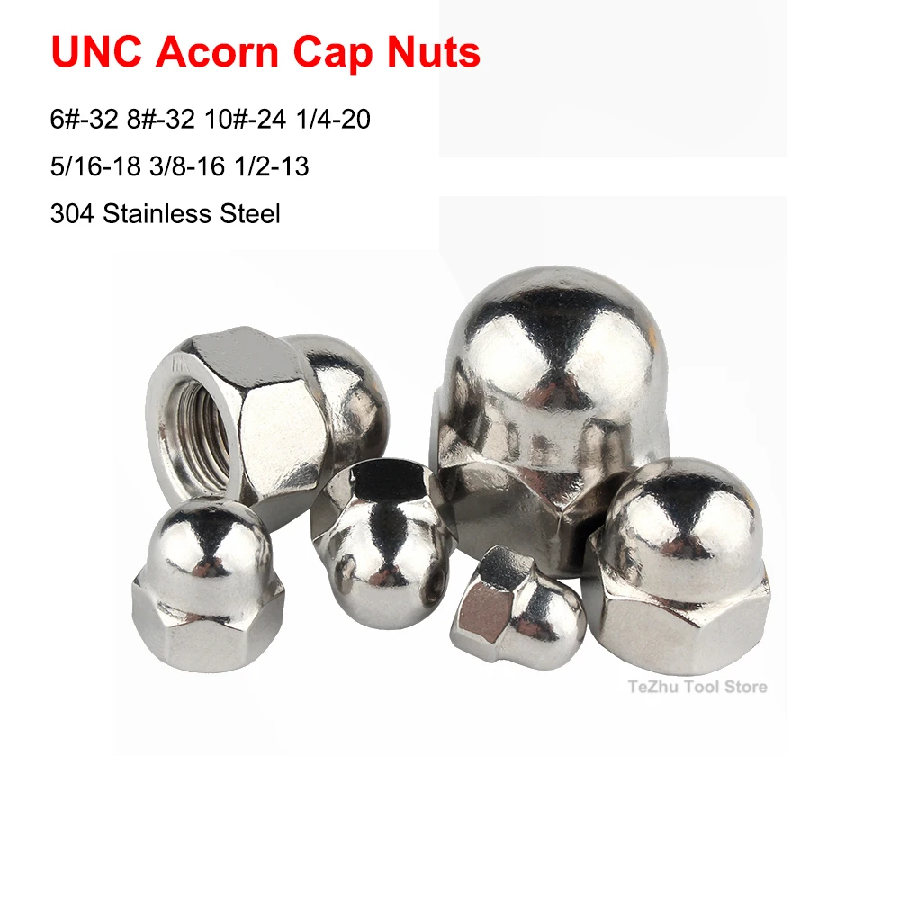 Колпачки для гаек UNC A2 304, декоративные колпачки из нержавеющей ...
