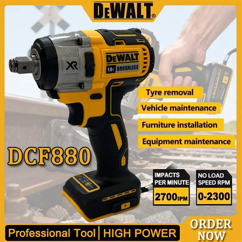 Бесщеточный ударный гайковерт Dewalt DCF880, 3300 об/мин ...